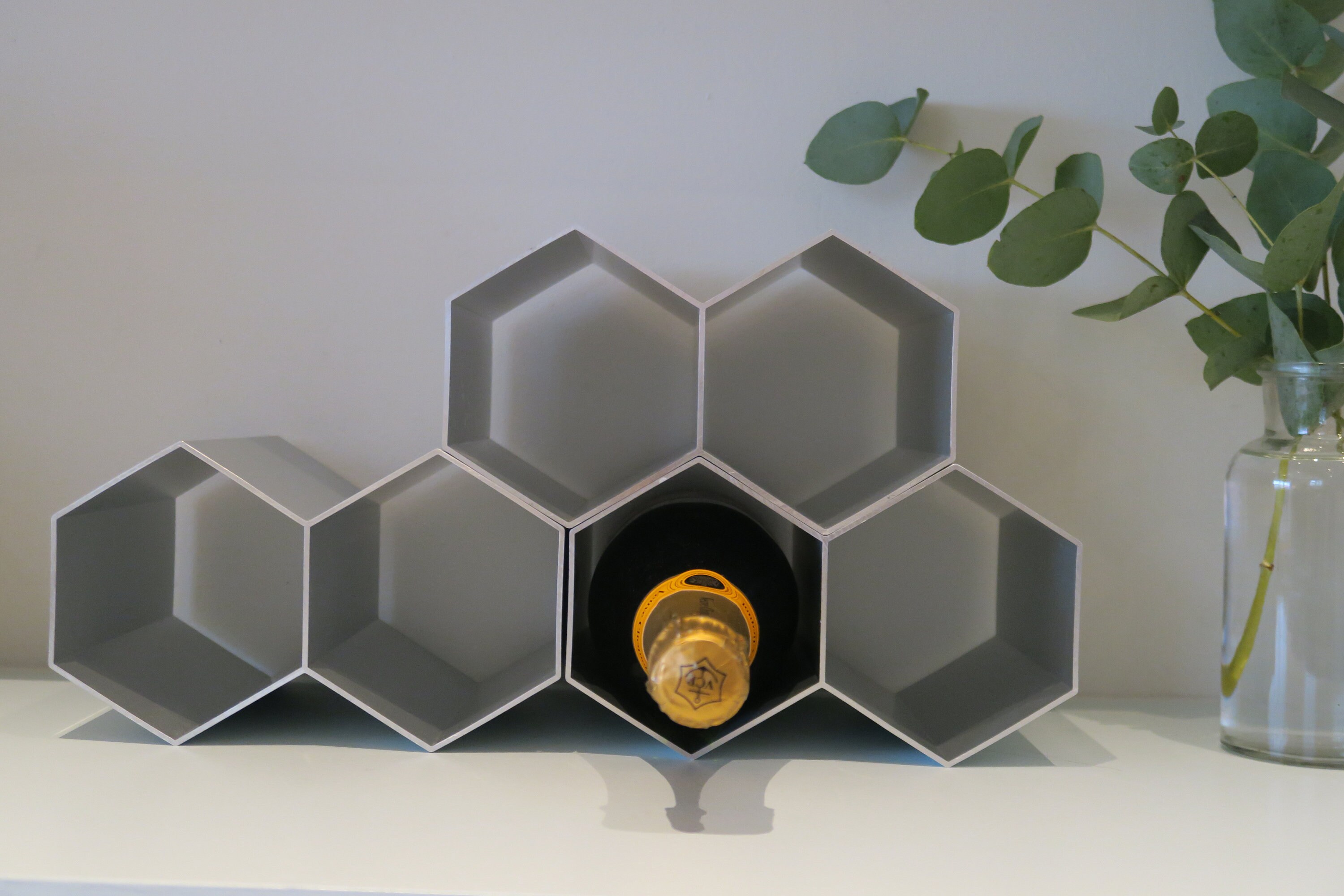 Hexagonal Wine Rack / Wine Storage / Honeycomb Nesting / | Etsy UK