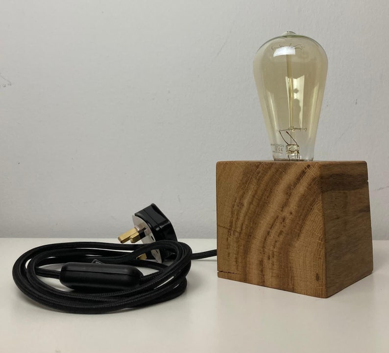 Small Cube Lamp Base for E27 Bulbs | Etsy