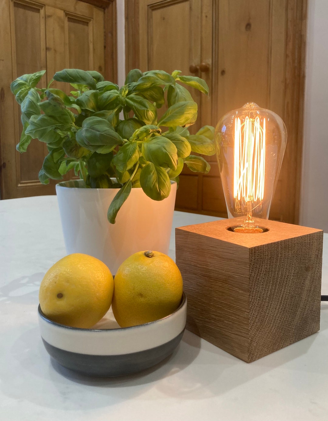 Small Cube Lamp Base for E27 Bulbs - Etsy