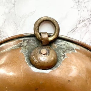 Large Antique 1800 Extra Large Round Copper Skimmer Colander - Etsy