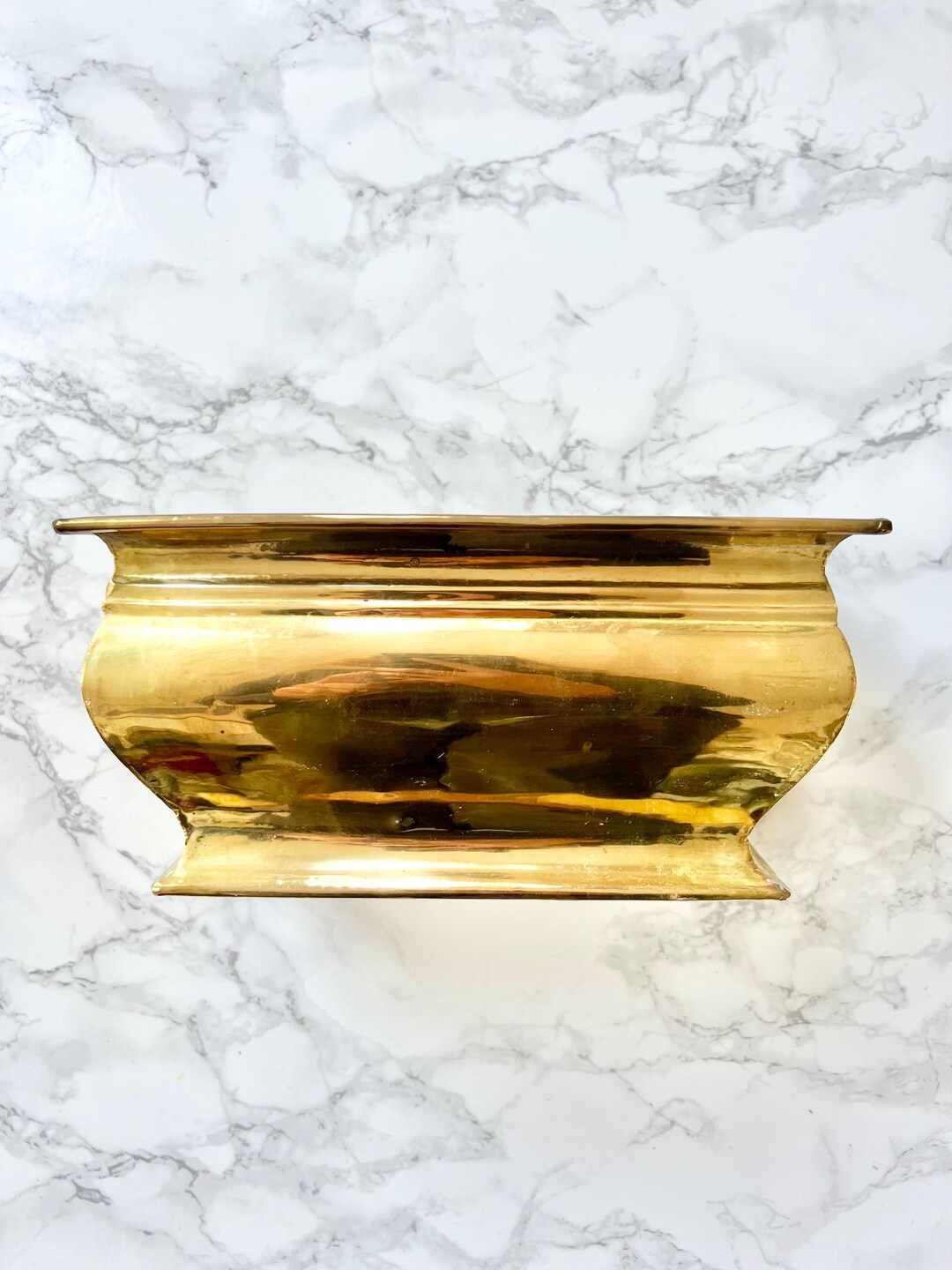 Antique French Brass Classical Shape Planter Table Center Piece Bulb ...