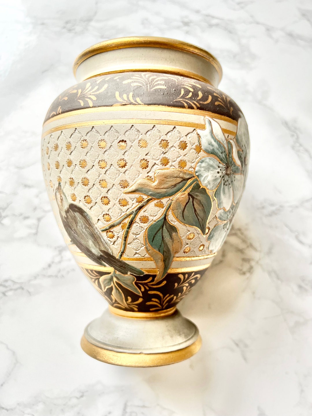 Rare Vase Doulton Lambeth Eliza Simmans Art and Crafts Victorian ...
