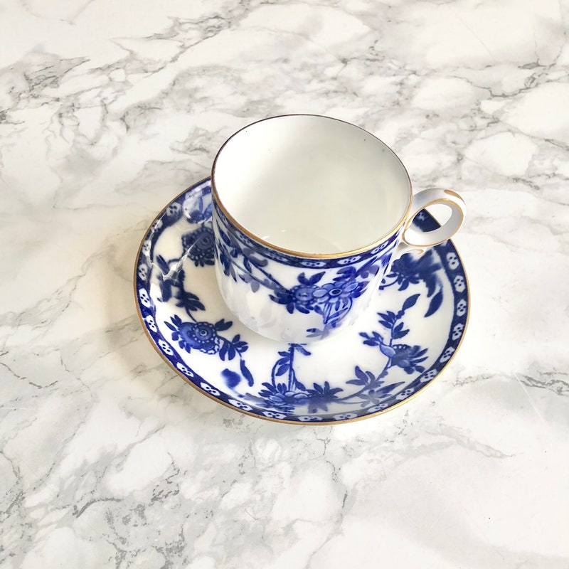 Flow Blue Tea Cup - Etsy
