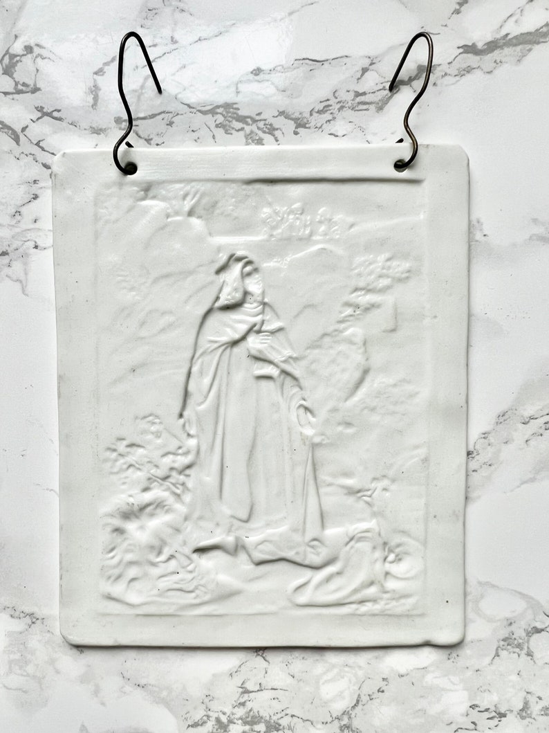 Rare Antique Lithophane Porcelain Plaque Circa 1850 Man in the - Etsy