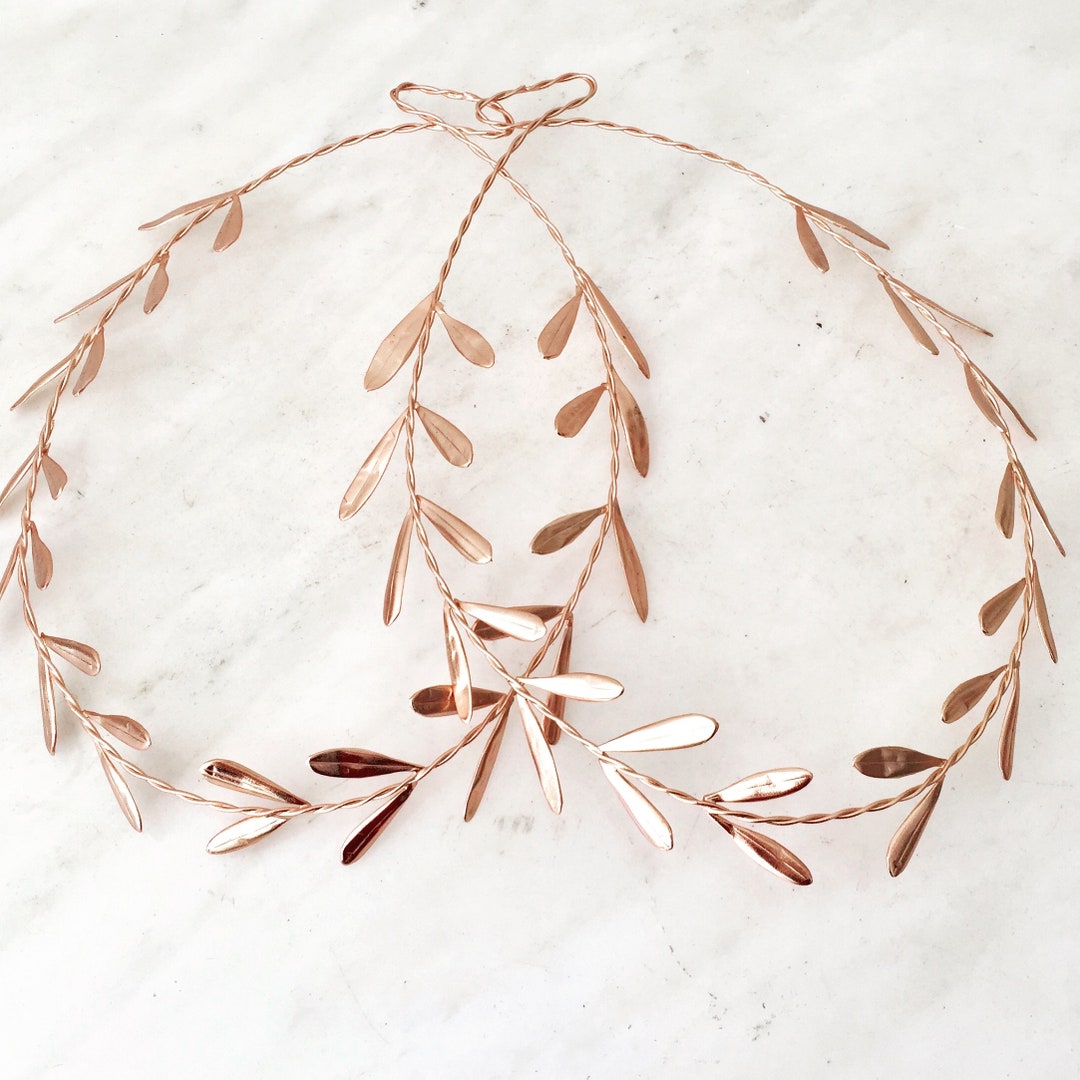 STEFANA, Greek Wedding Headbands, Orthodox Wedding, Copper, Greek ...