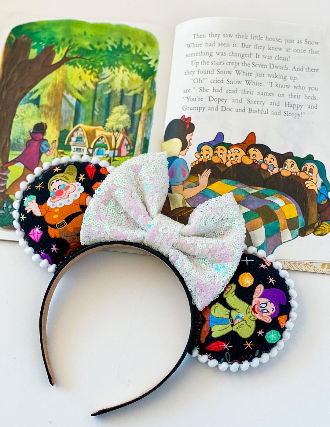 Mickey Ears Disney Ears Snow White Ears Seven Dwarfs Ears - Etsy