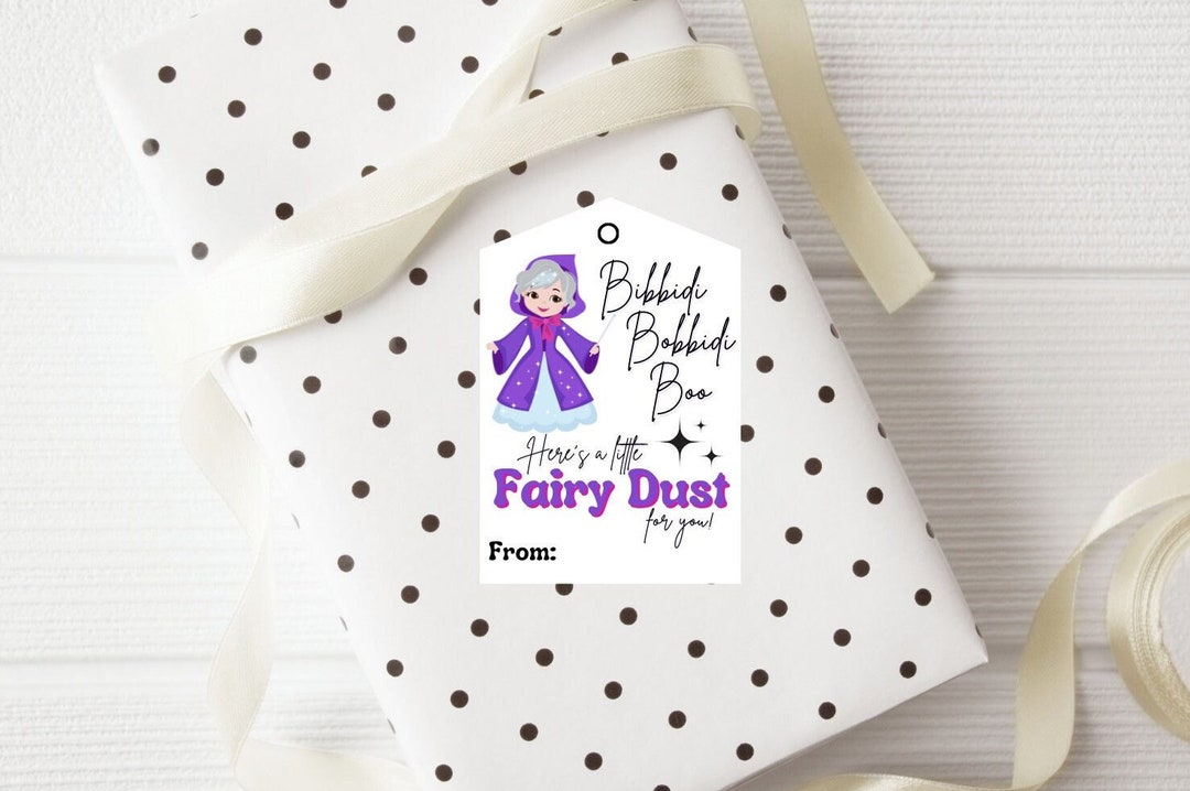 Fairy Godmother Printable Gift Tags, Pixie Dust Gift Tags, Gifts for ...