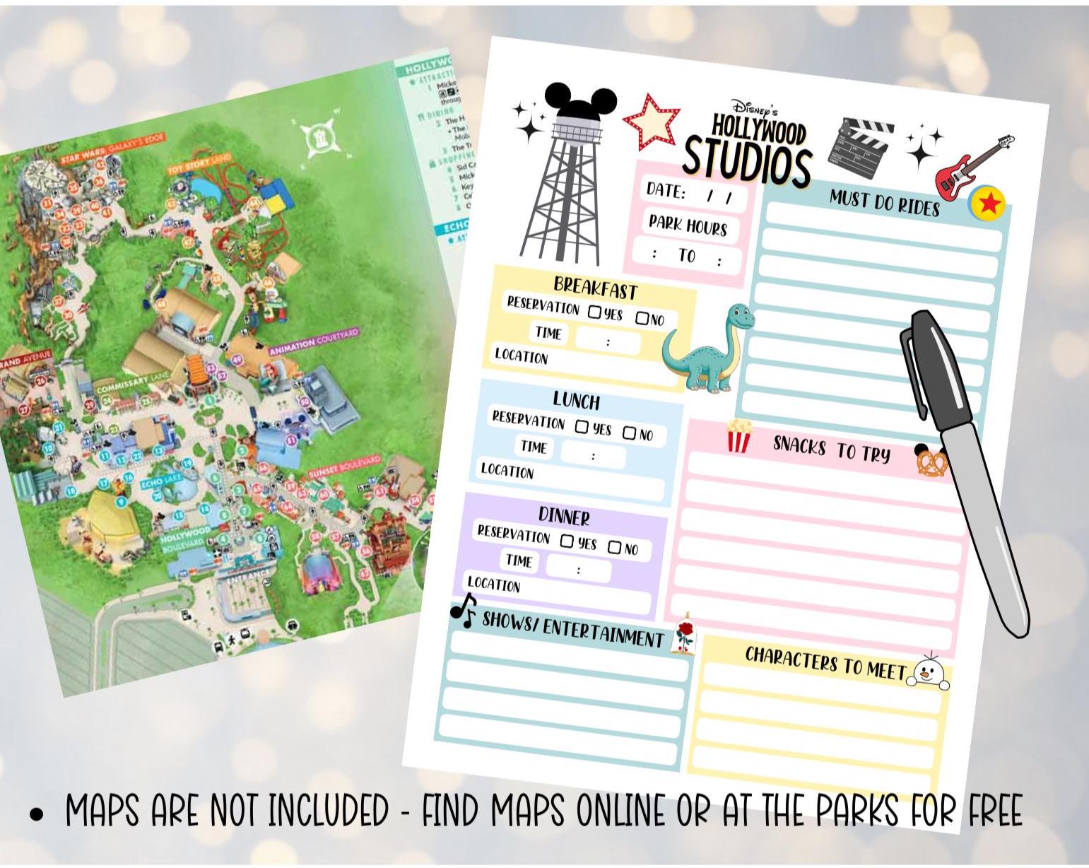 Disney World Printable Planner, Family Disney Trip Planner, Disney ...