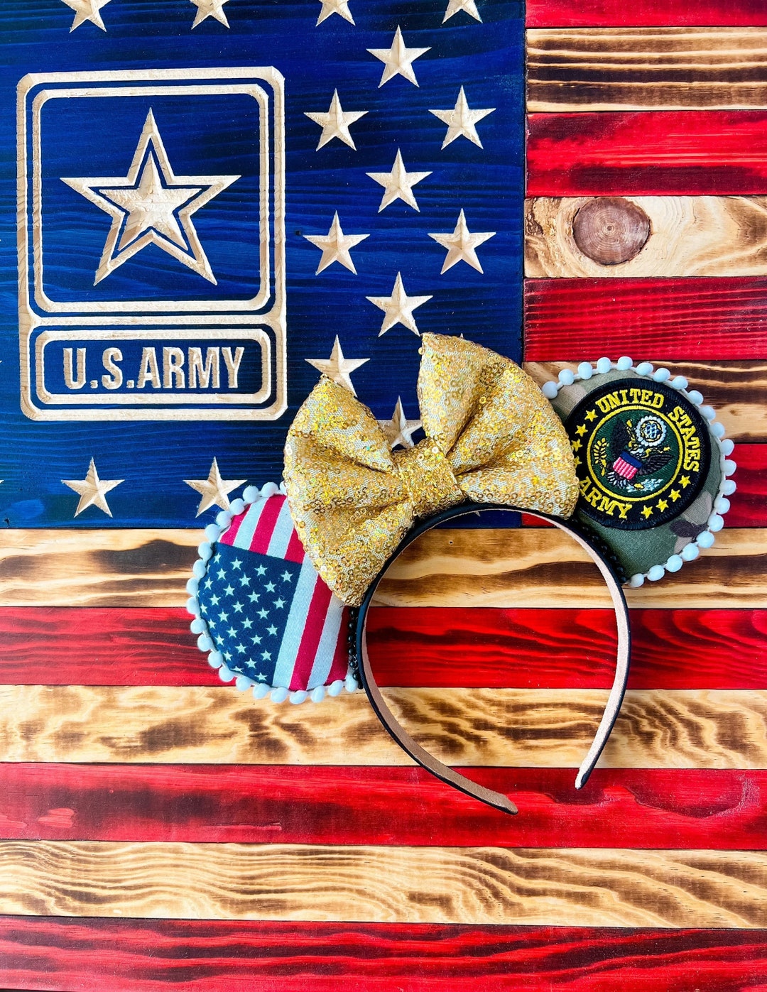 Army Mickey Ears, Disney Ears, Military Ears, Military Disney Vacation ...