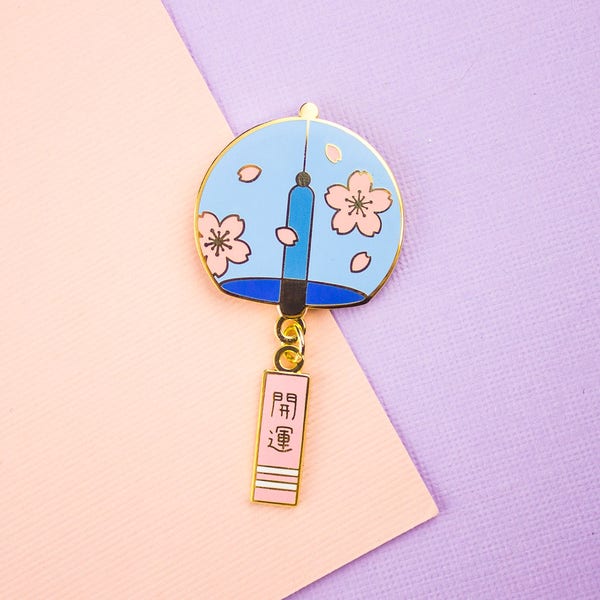 Japanese Enamel Pin - Etsy