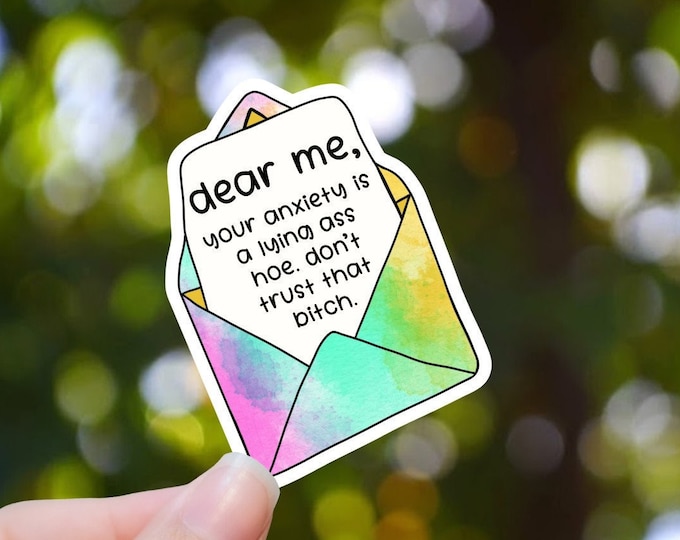Your Anxiety is Lying Sticker, Mental Health Sticker, Don't Trust Your ...