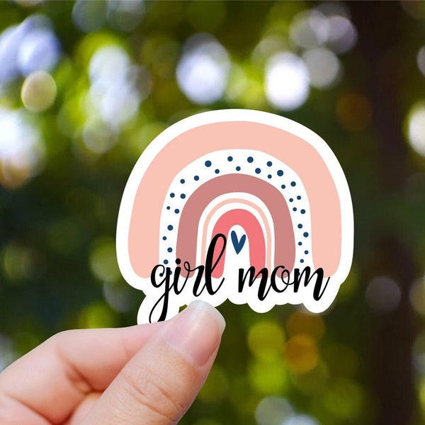 Girl Mom Sticker - Etsy
