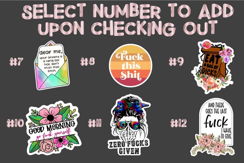 Adult Humor Stickers Inappropriate Humor Stickers Over It - Etsy