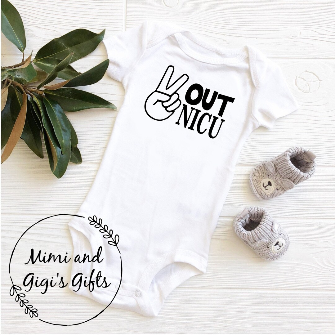 Peace Out NICU Graduate of the Nicu NICU Baby Bodysuit Nicu Graduate ...