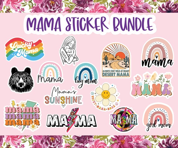 Mama Sticker Bundle Mom Stickers Gift for Women Stickers I - Etsy