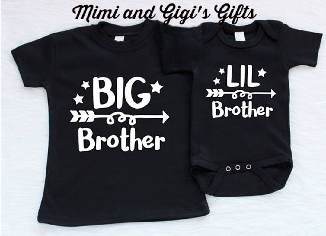 Little Brother Big Brother Matching Shirts - Etsy