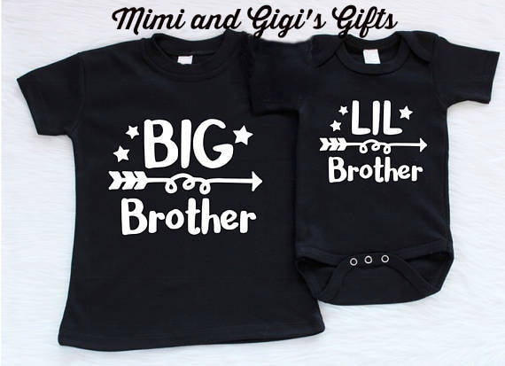 Little Brother Big Brother Matching Shirts | Etsy