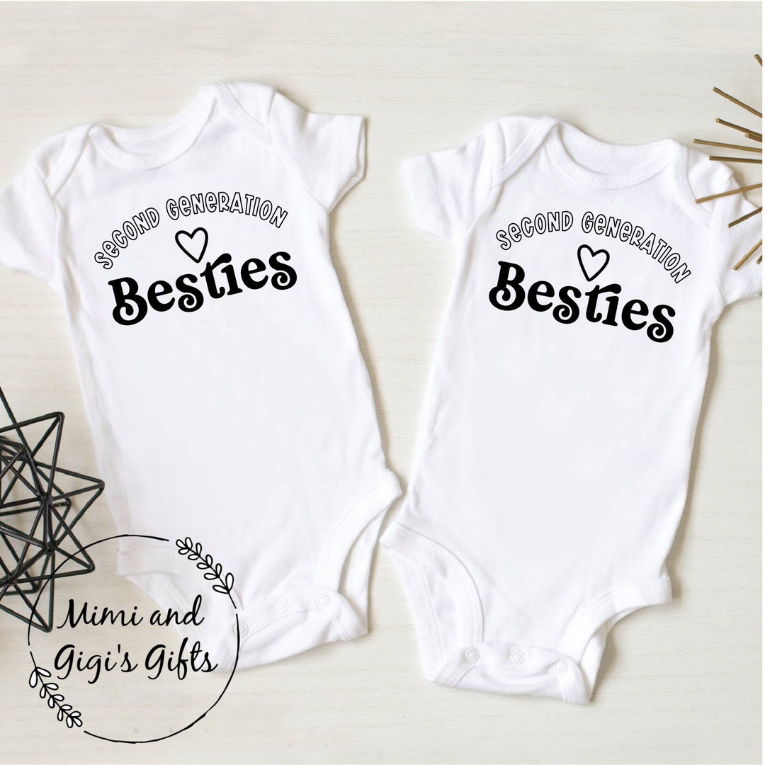 BFF Matching, Second Generation Besties, Besties Like Our Moms, Best Friend Outfits, Gift for ...