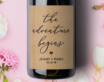 Rustic Wedding Label - Etsy