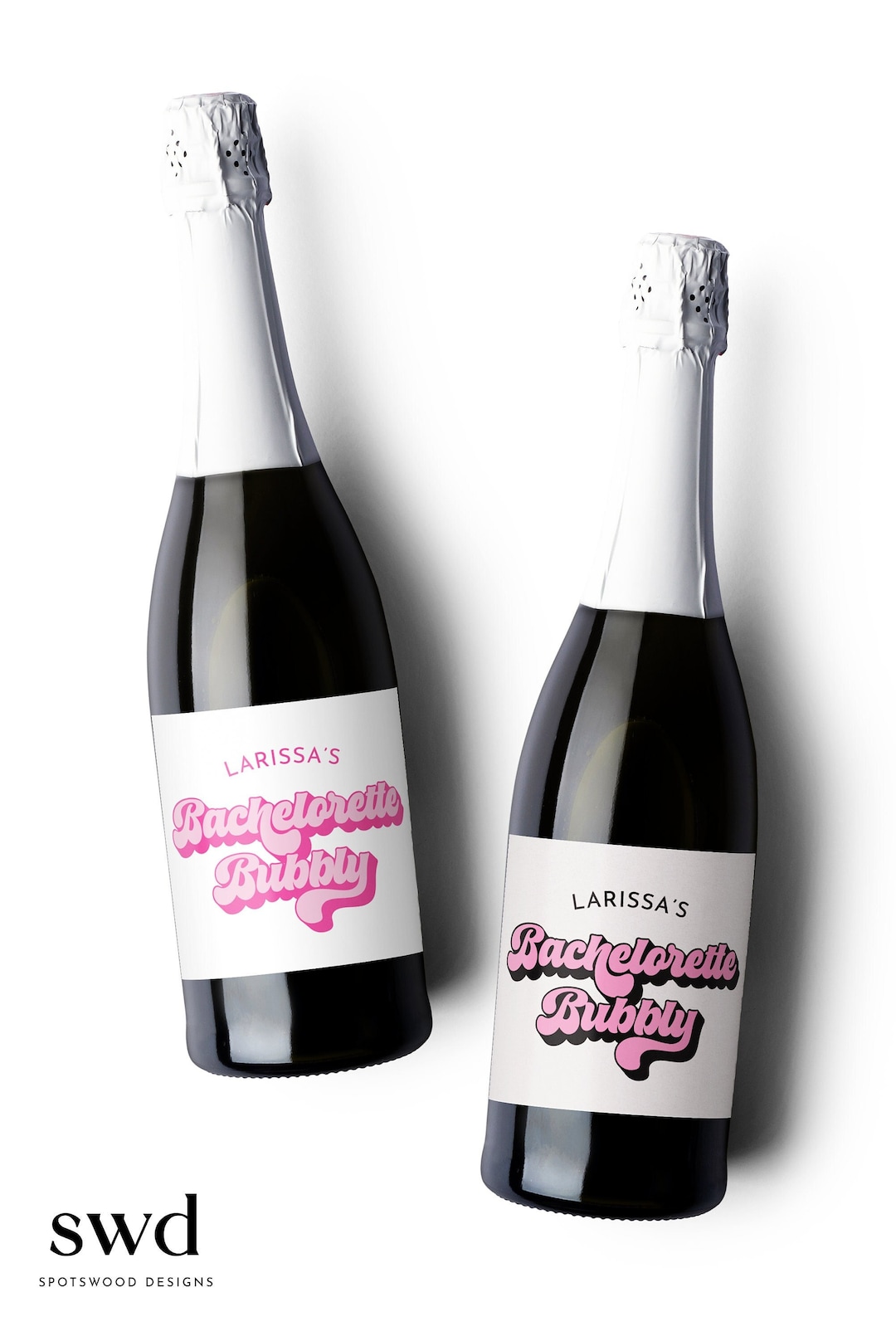 Bachelorette Bubbly Champagne Label. Bachelorette Party. - Etsy