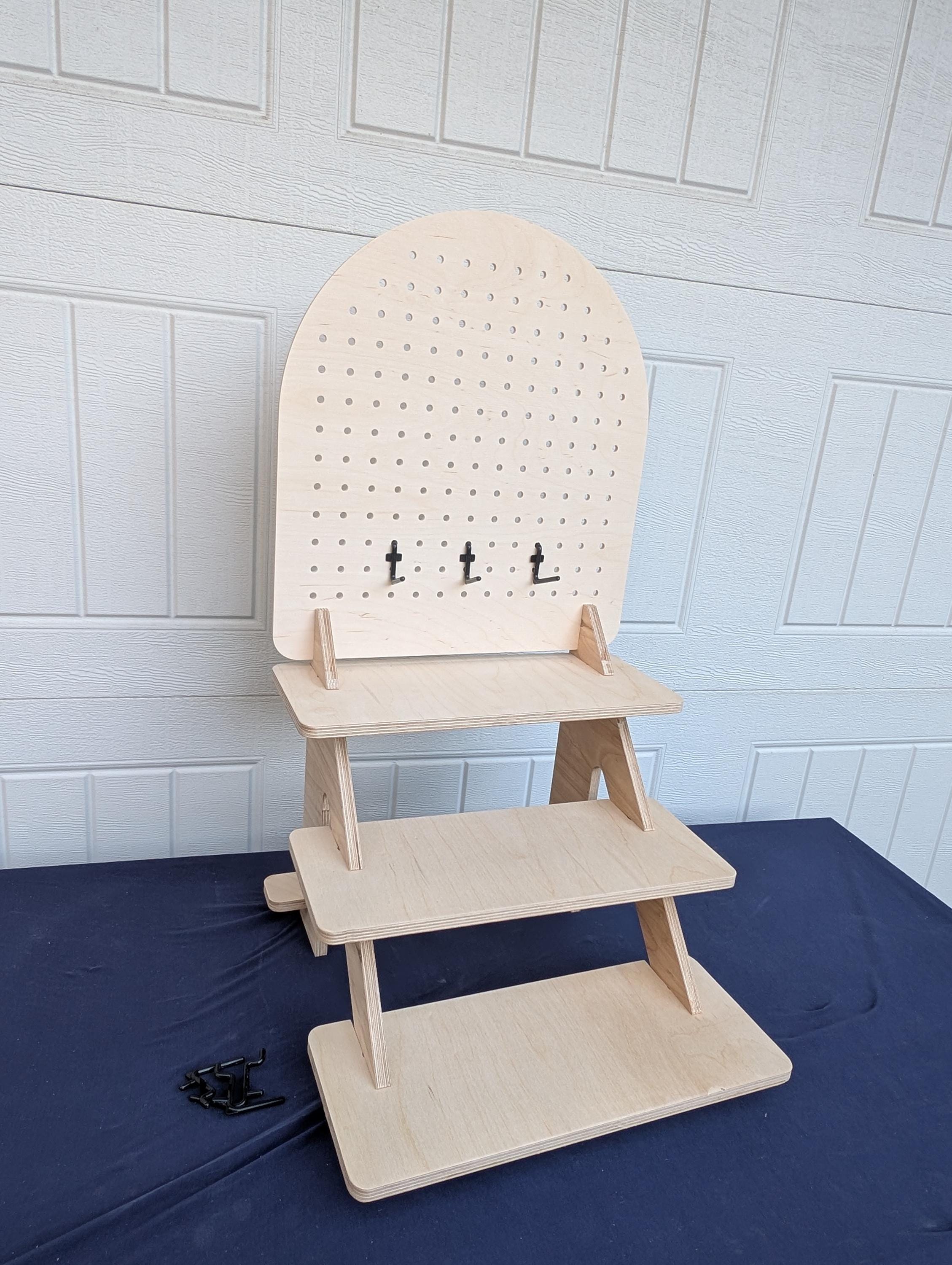 Craft Show Display Vendor Display Three-tiered Shelf System With ...