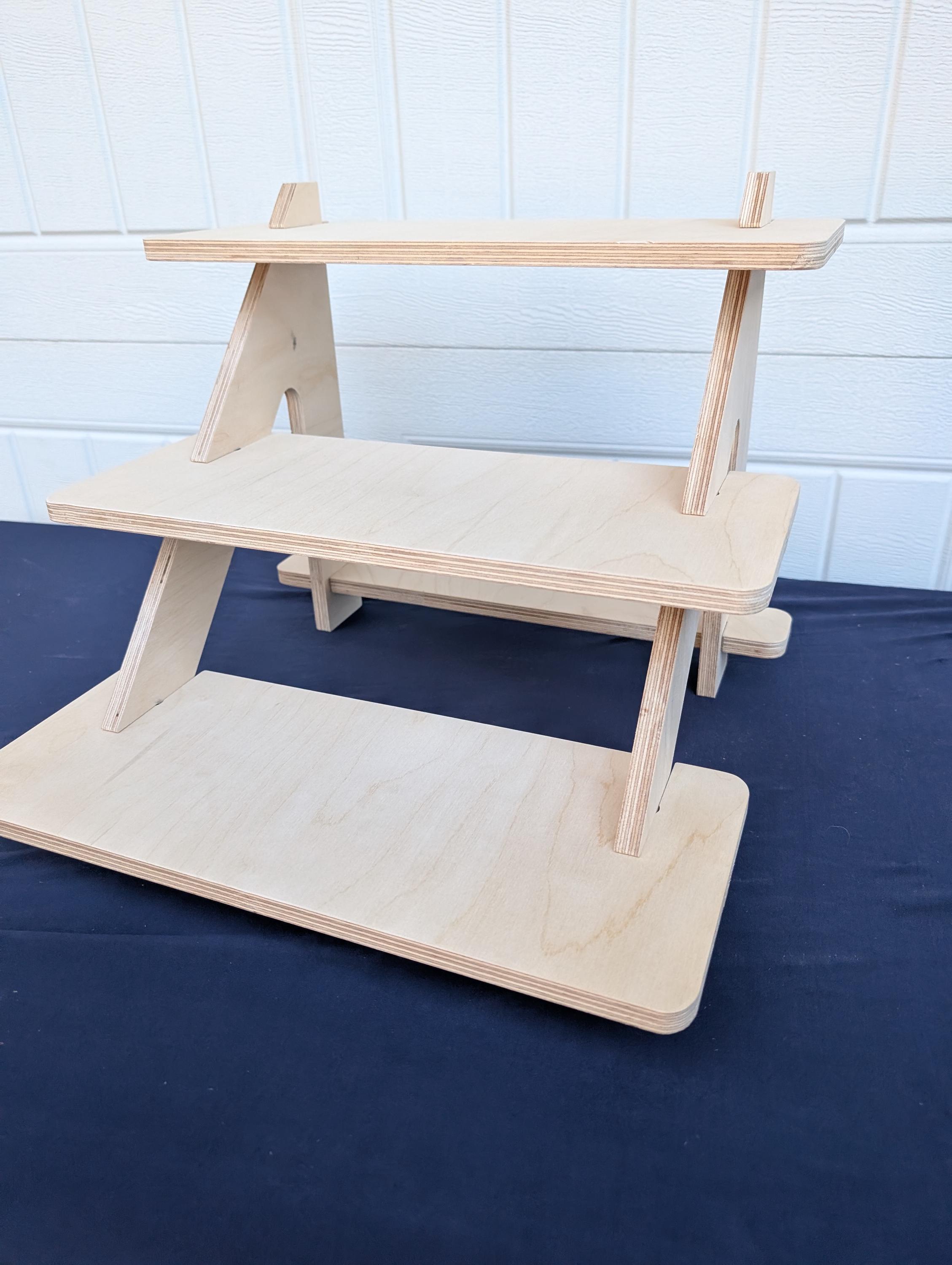 Craft Market Display Collapsible Three-tiered Display Shelf - Etsy