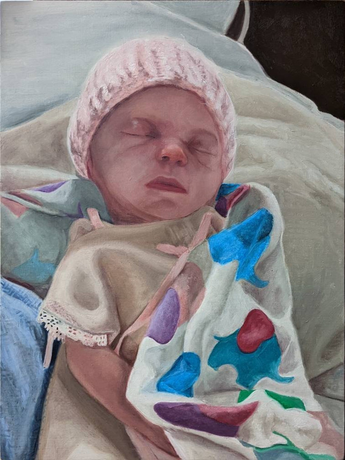 Stillbirth Memorial Painting, Infant Loss, Stillborn, Baby Loss ...