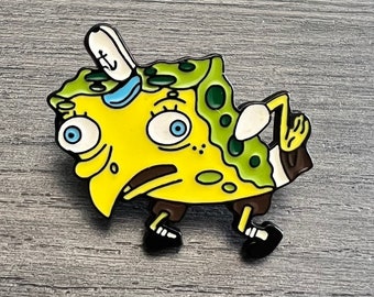 Spongebob Lapel Pin | Etsy