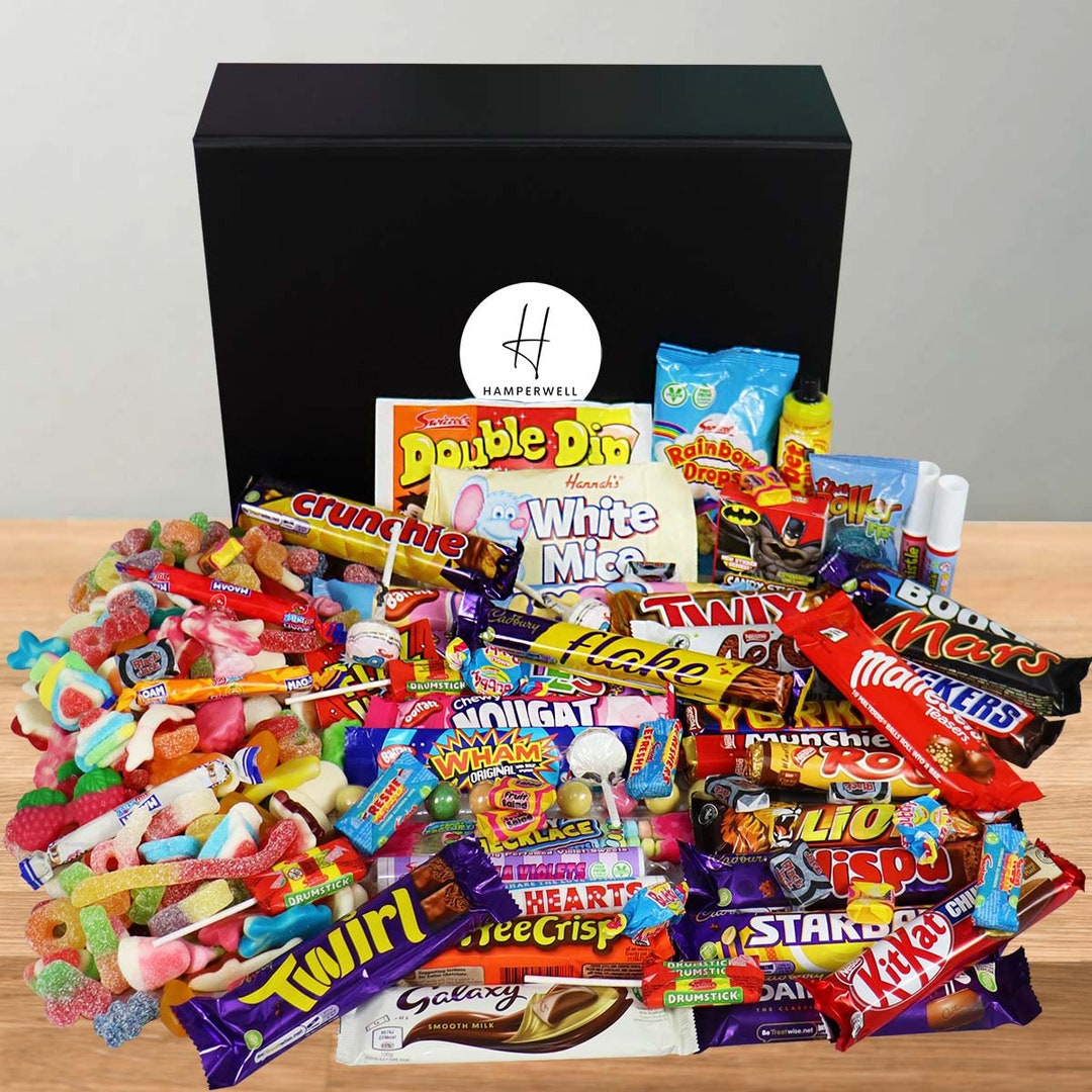 Large Mega Mix Chocolate, Retro Sweets & 2kg Pick N Mix Gift Hamper - Etsy