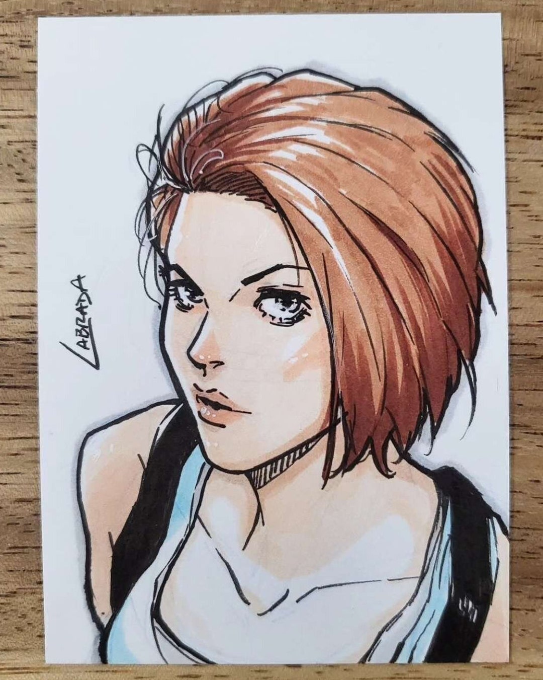 Original Art Commission Artist Sketch Card - Etsy