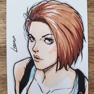 Original Art Commission - Artist Sketch Card - Etsy