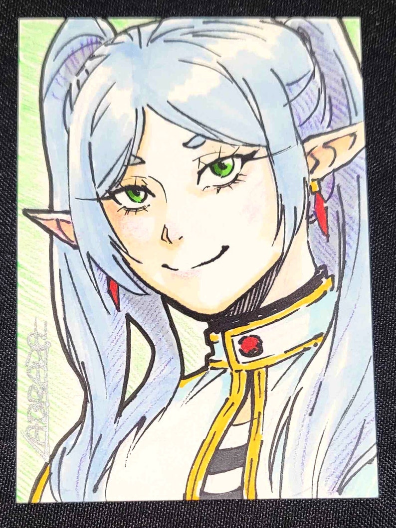 Original Art Commission Artist Sketch Card - Etsy