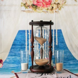 One Hour Hourglass, Just Married Ceremony ,wedding Gift,unity.no Extra ...
