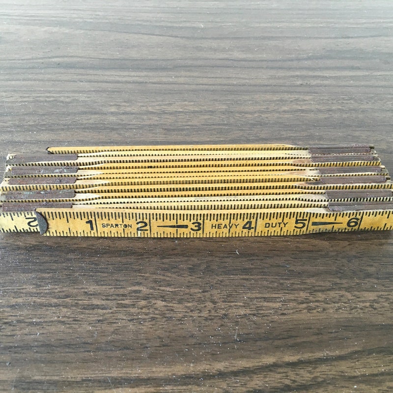 Vintage Wooden Ruler - Etsy