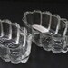 2 Princess House Crystal Buffet Silverware Caddies Holder Spoon Fork ...