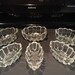 2 Princess House Crystal Buffet Silverware Caddies Holder Spoon Fork ...