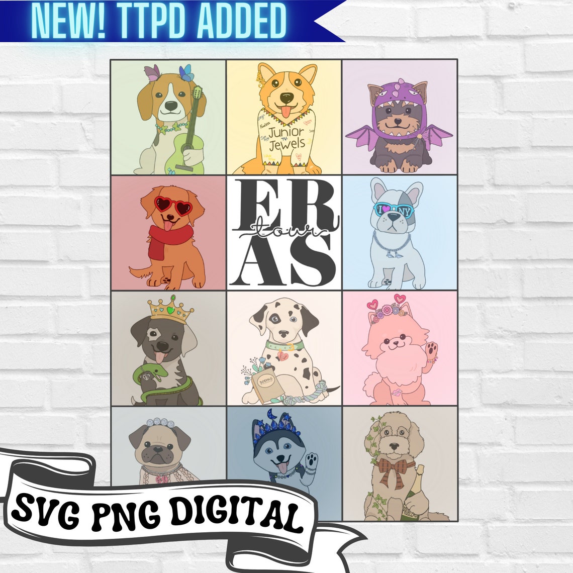 Dog Eras Tour Digital Download | Png Svg | Swifty | Eras Tour | Dog Mom ...