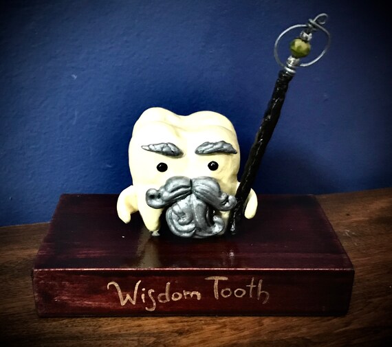 Wisdom Tooth Pun Art Sculpture Figurine Scene | Etsy