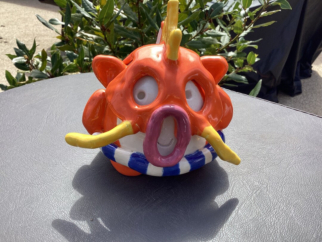 Quirky Pokémon Magicarp Inspired Cosplay Potato Bear Magipo Sculpture ...