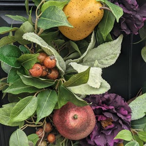 Pear & Berry Front Door Wreath, French Country Cottage Pears and ...