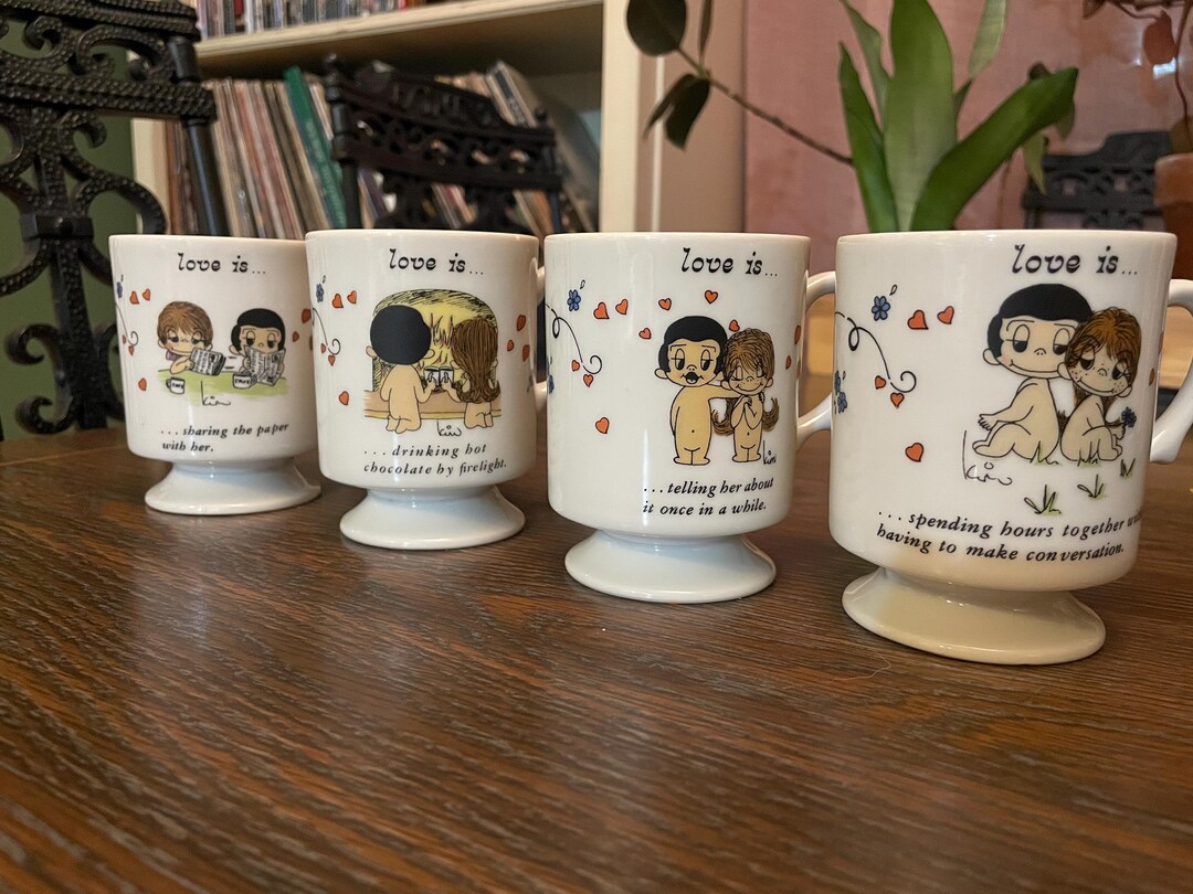 VTG 1972 Kim Casali love Is... Mug Set - Etsy