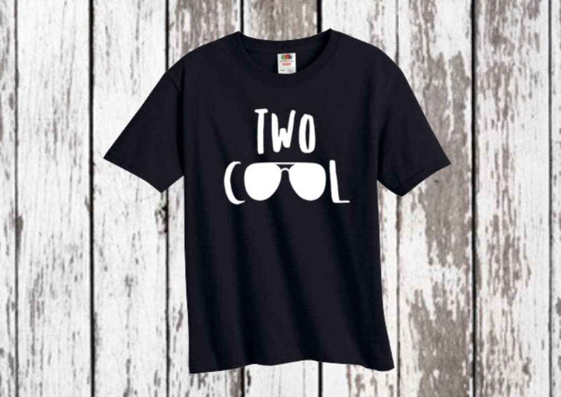 Two Cool 2nd Bday Birthday Shirt Birthday Party - Etsy