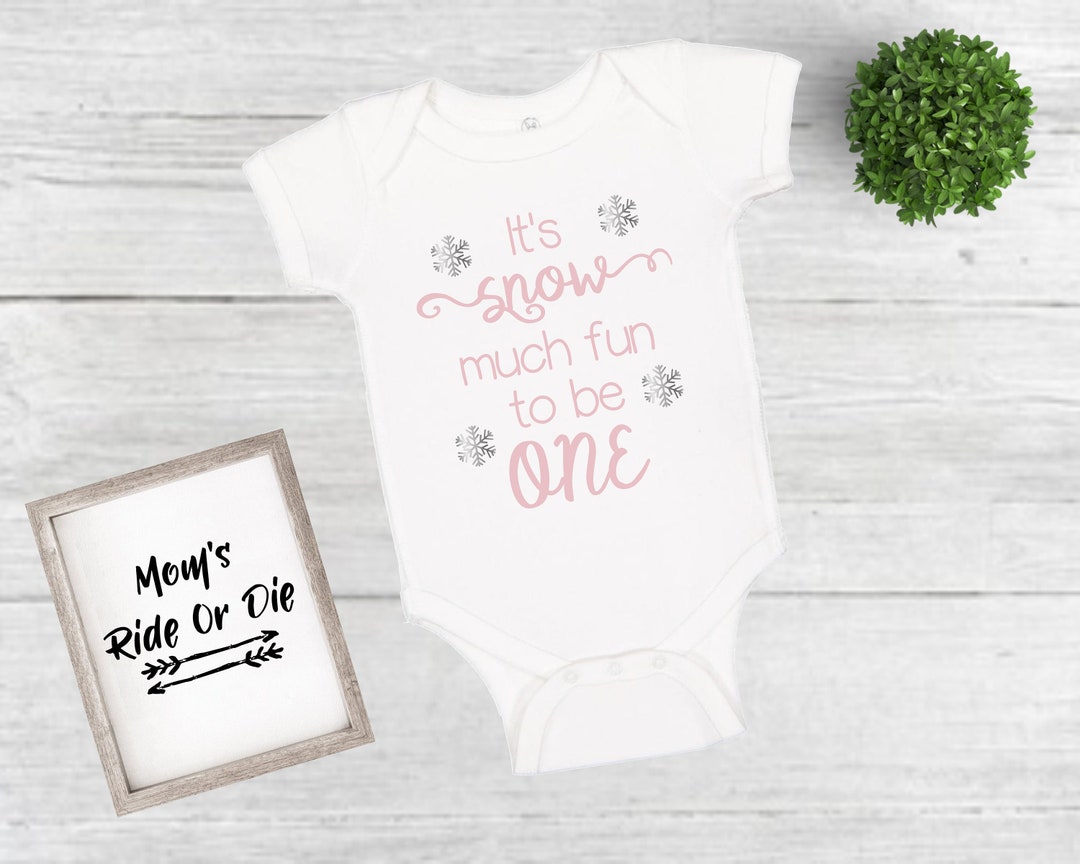 It's Snow Much Fun to Be One First Birthday Shirt Winter Wonderland ...