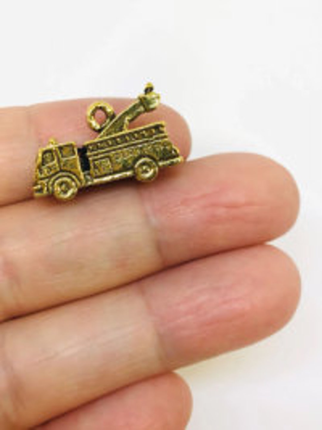 4/10/20/50 Fire Truck Charm Fire Department Charm - Etsy