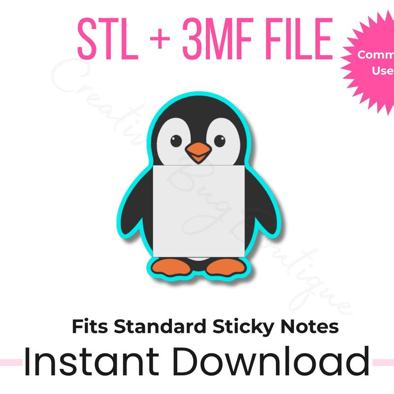 Penguin Office Items - Etsy