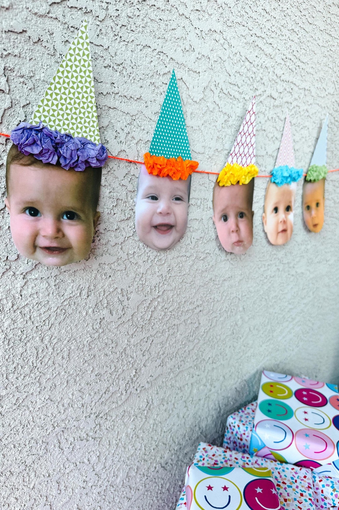 Custom Face Birthday Banner: Personalized Party Decor - Etsy UK
