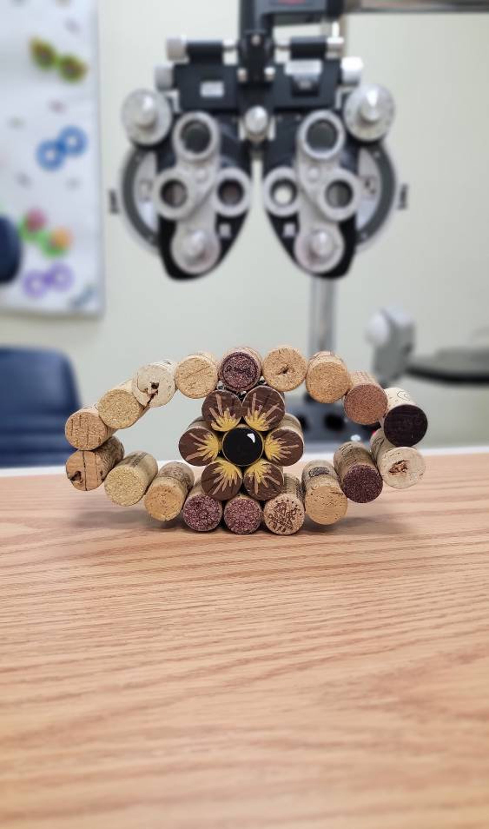 Wine Cork Eye Desktop Art Ophthalmic Tech Gift Wine Lover - Etsy