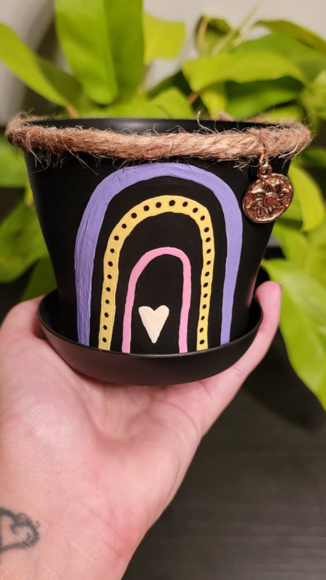 Cute Plant Pot Rainbow Planter Modern Rainbow Flower Pot - Etsy