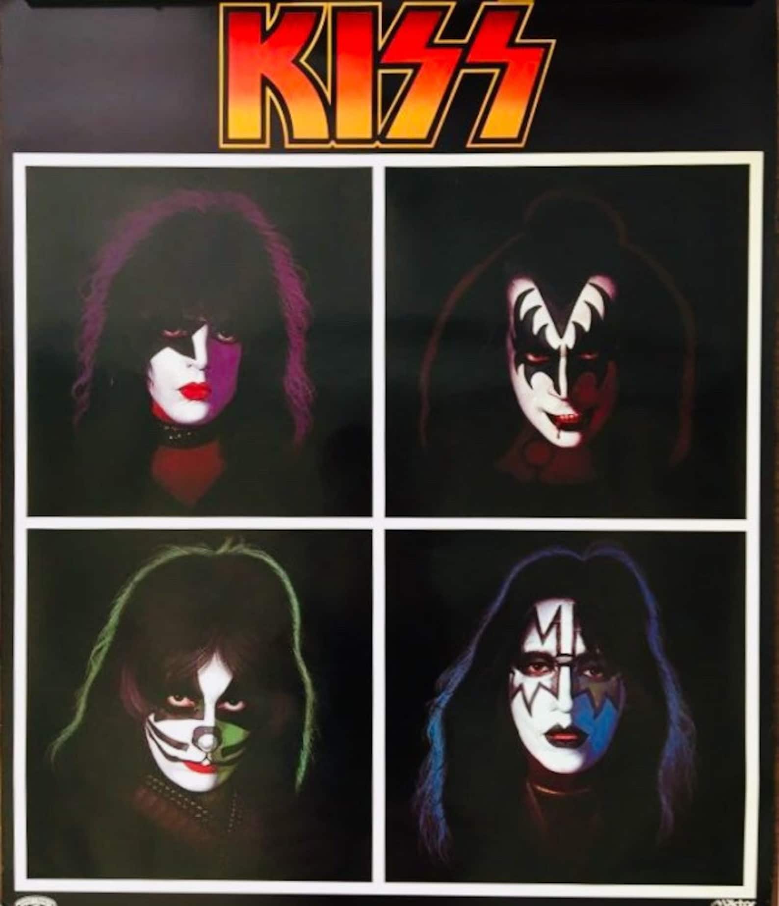 Kiss Promotional Huge Poster 1978 | Etsy