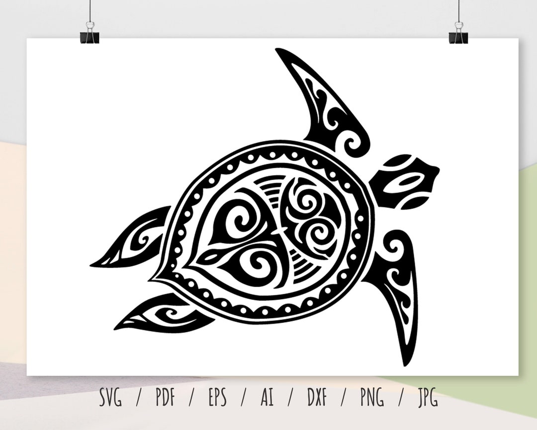 Ethnic Turtle Upload Logo Runes Turtle Sign Printable Image - Etsy
